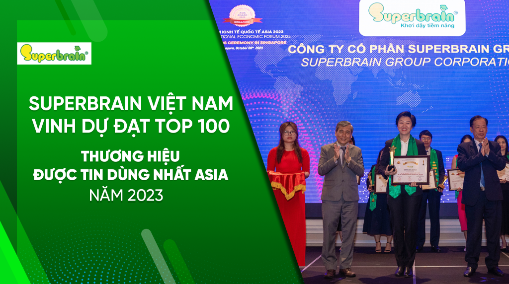 Top 100 Thương Hiệu Được Tin Dùng Nhất ASIA 2023 | Toán trí tuệ Superbrain