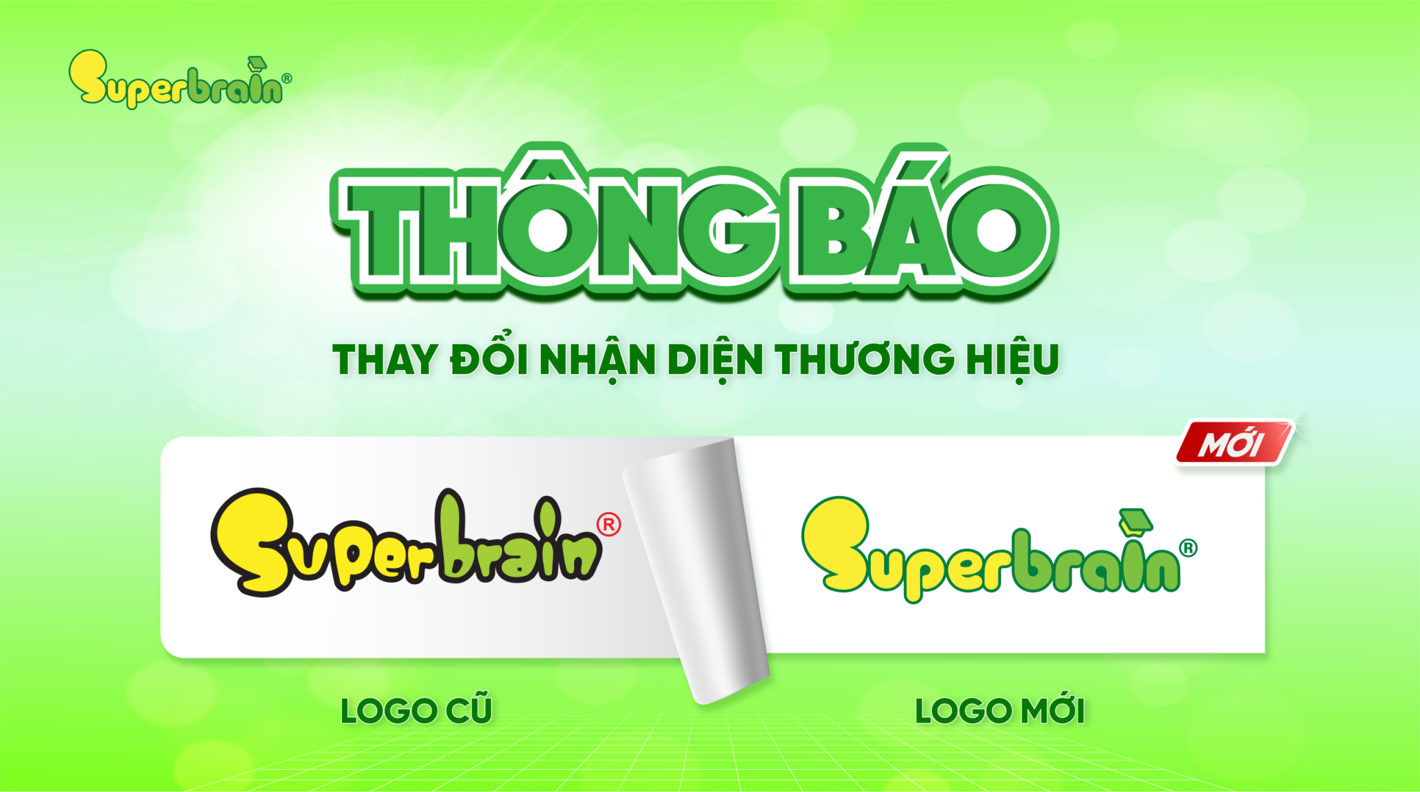 Superbrain thông báo thay đổi nhận diện thương hiệu mới | Toán trí tuệ Superbrain